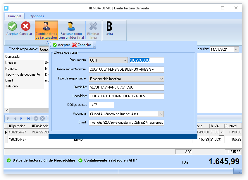 Facturar ventas de Mercadolibre | Centro de ayuda NeoFactura